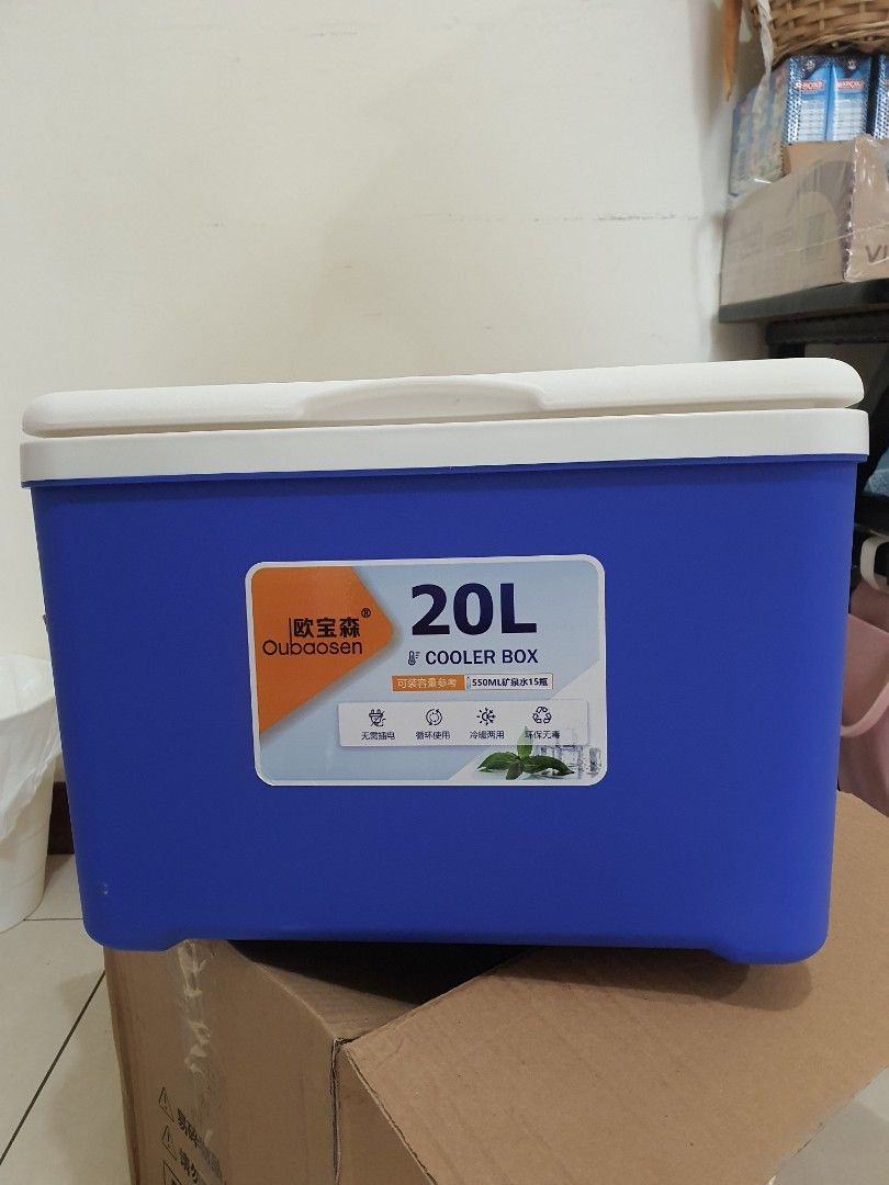 NEW 20 L Ice box cooler cool/hot food picnic container, Furniture ...