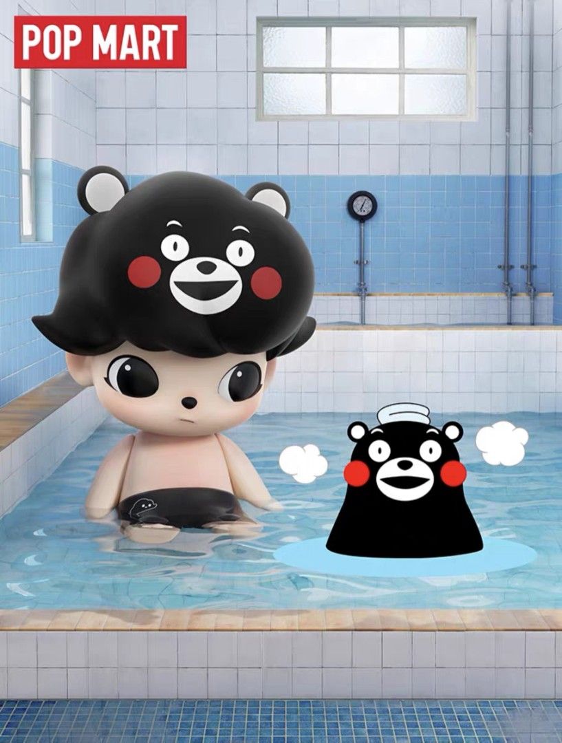[NEW! POPMART] POPMART DIMOO WORLD JOY SERIES DIMOO X KUMAMON BEAR ...