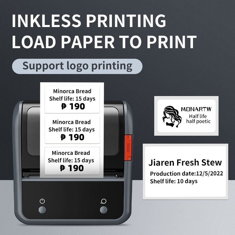 Niimbot B3S Label Printer Inkless Bluetooth Portable Mobile Phone 20 ...