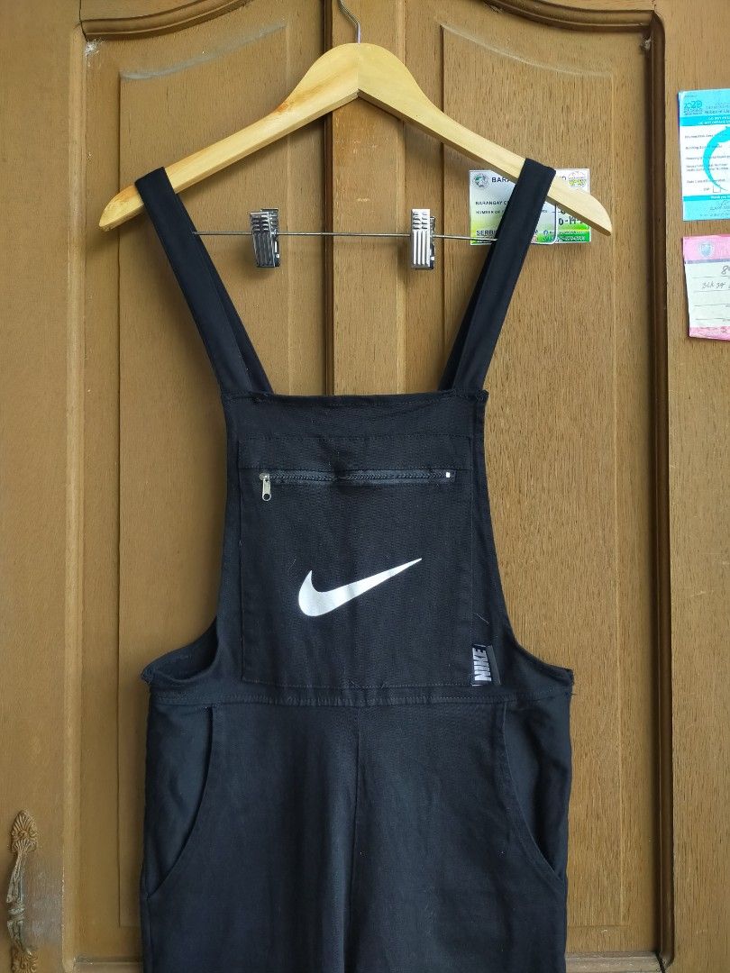 Nike Overalls mid swoosh black, Women's Fashion, Coats, Jackets and ...