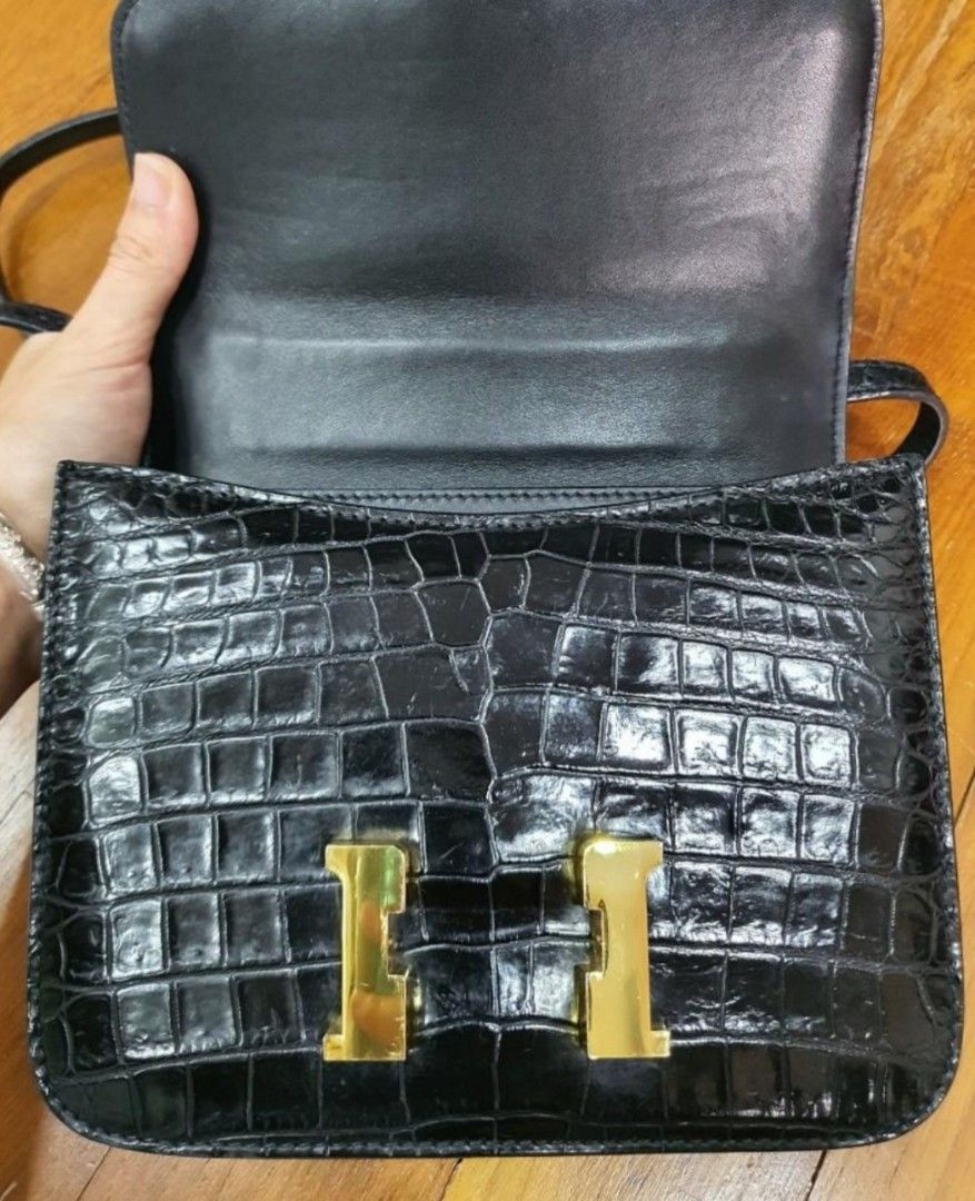 Nilo Croc Hermes Constance 18 C18 design, Luxury, Bags & Wallets on ...