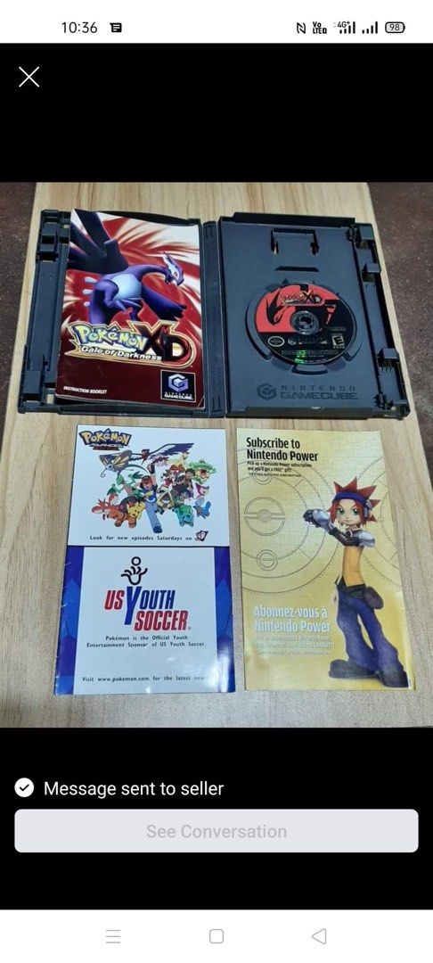 Nintendo game cube pokemon edition, Video Gaming, Video Game Consoles ...