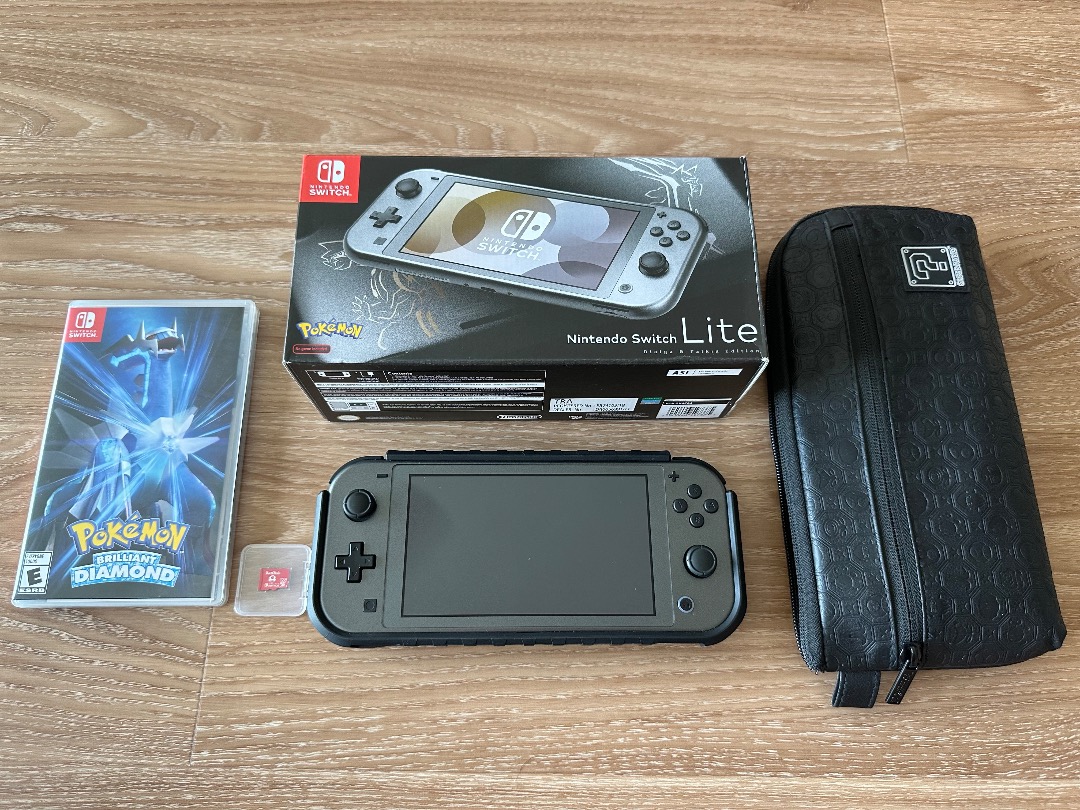 Nintendo Switch Lite Dialga and Palkia Limited Edition, Video Gaming ...