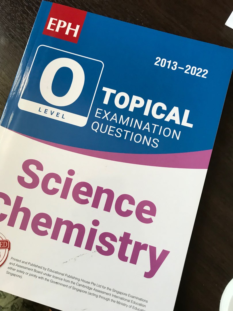 O level combined science- chemistry topical tys until 2022, Hobbies ...