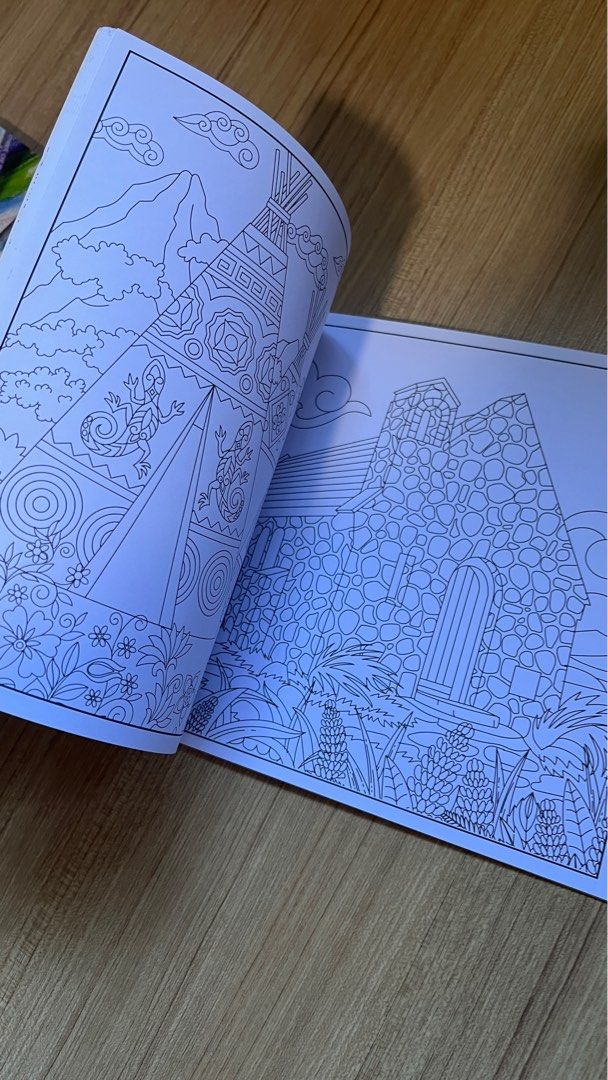 Oil Pastel + colouring book, Hobbies & Toys, Stationery & Craft, Craft ...