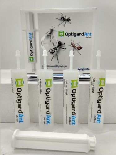 Optigard / Advion Ant / Cockroach Gel Bait 4 x 30 gram Syringes (Full ...