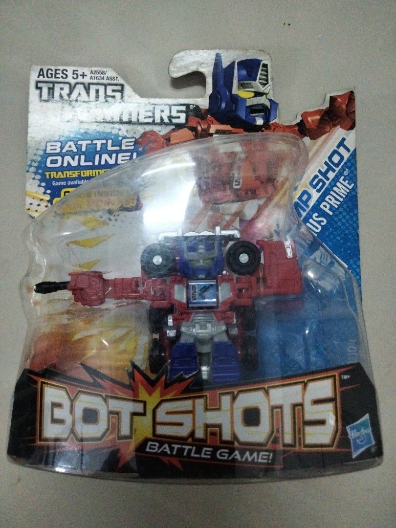 Optimus prime bot shots, Hobbies & Toys, Toys & Games on Carousell