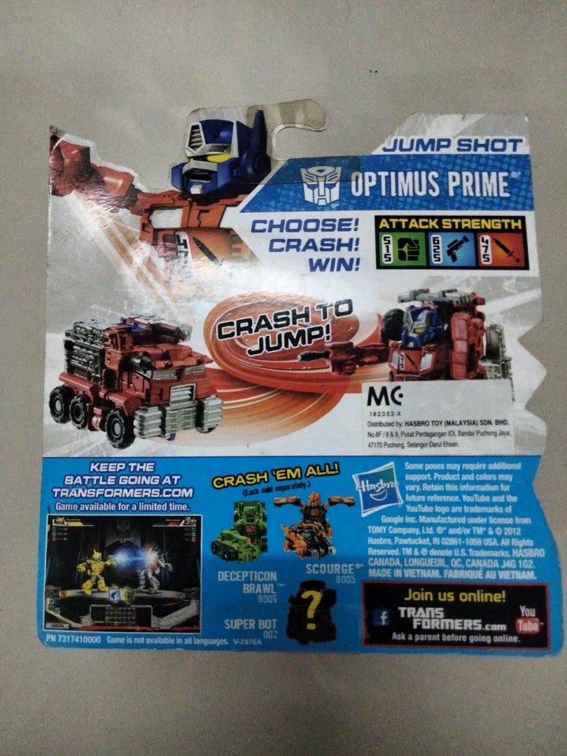 Optimus prime bot shots, Hobbies & Toys, Toys & Games on Carousell