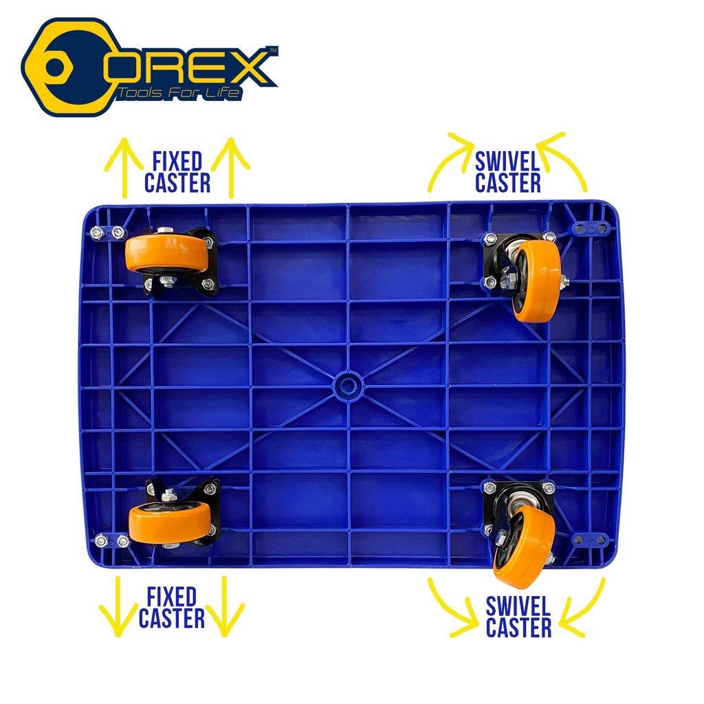 OREX HAND TRUCK TROLLEY WITH PU CASTER ,150KG, Hobbies & Toys, Travel ...