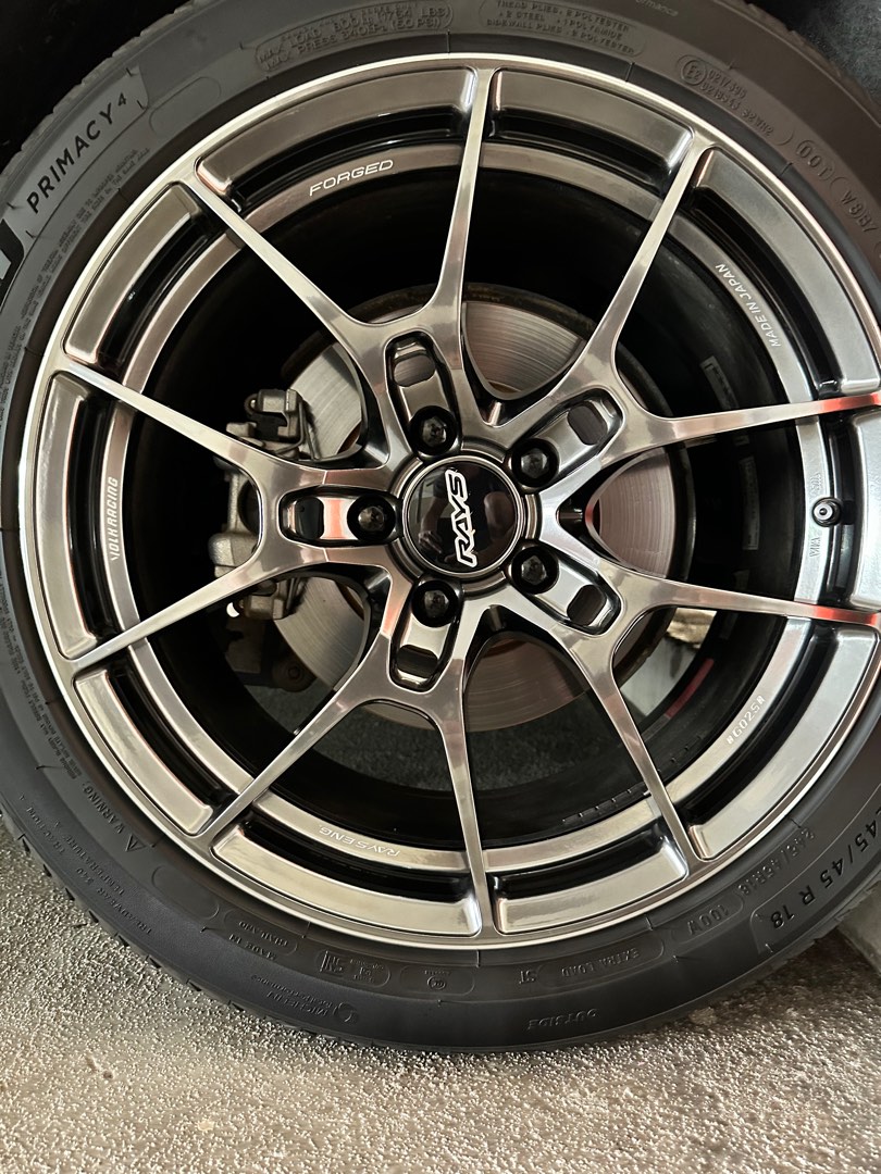 Original Rays G025, Car Accessories, Tyres & Rims on Carousell