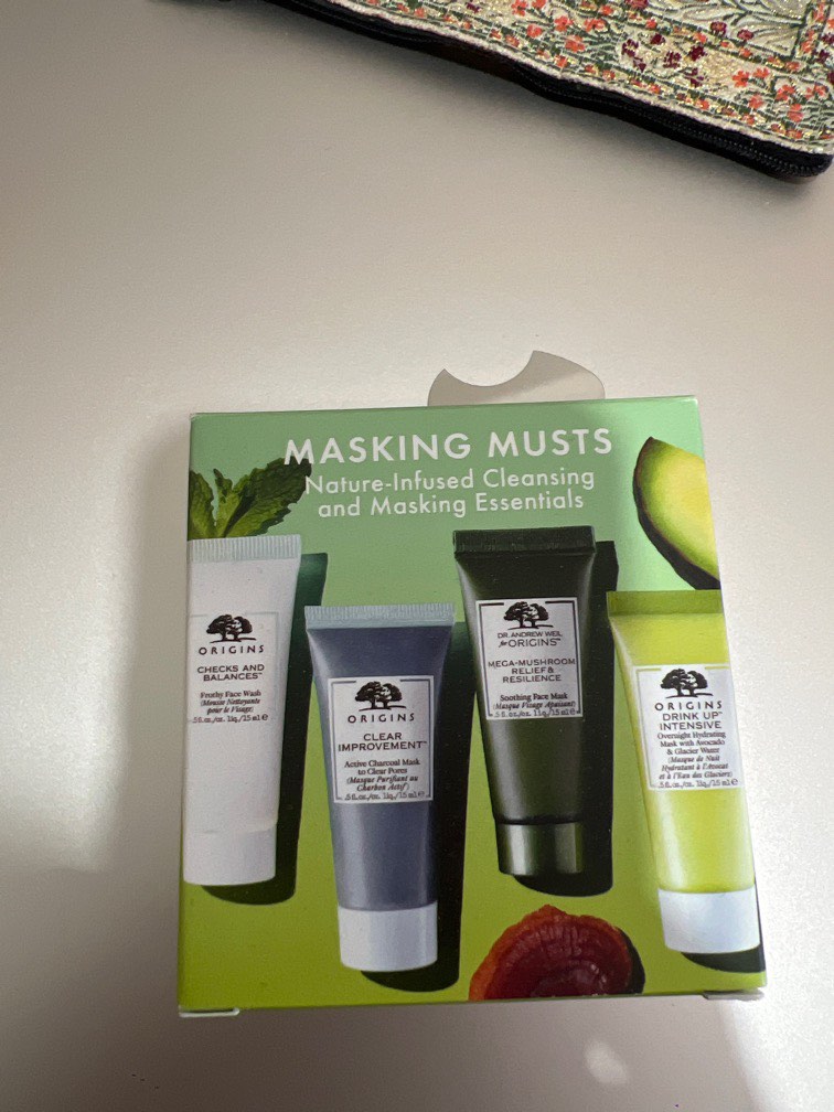 Origins masks set x4, 美容＆化妝品, 健康及美容 - 皮膚護理, 面部 - 面部護理 - Carousell