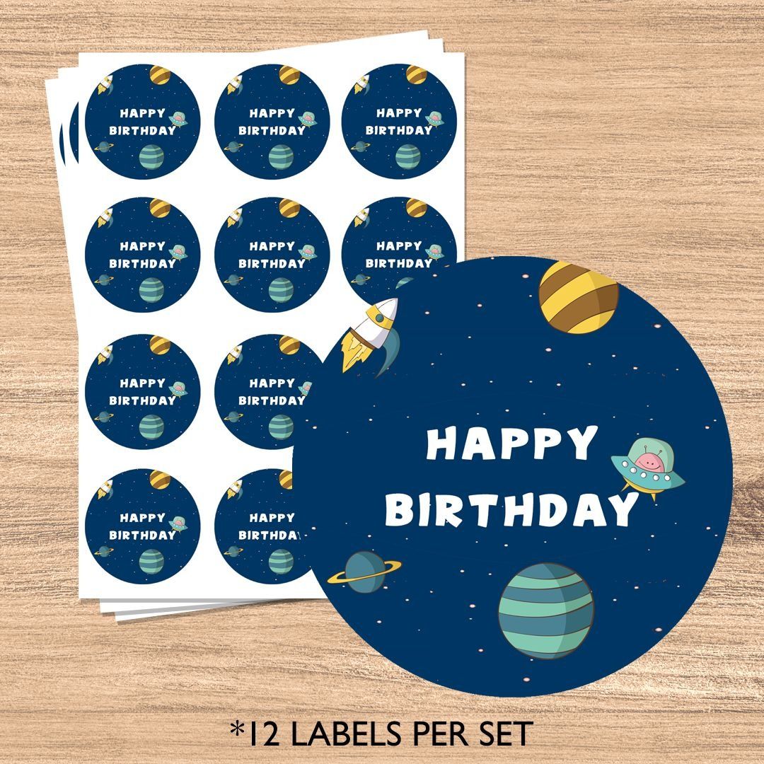 Personalized Birthday Sticker Labels Party Favor Labels Goodie Bag ...