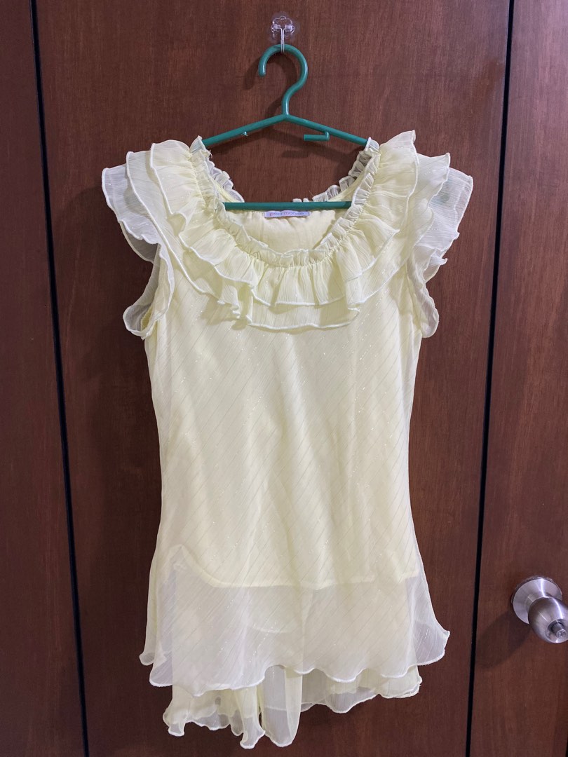 PETIT MONDE Yellow dress set, Women's Fashion, Dresses & Sets, Sets or ...