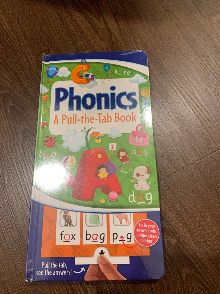 Phonics pull the tab book, Hobbies & Toys, Books & Magazines, Children ...