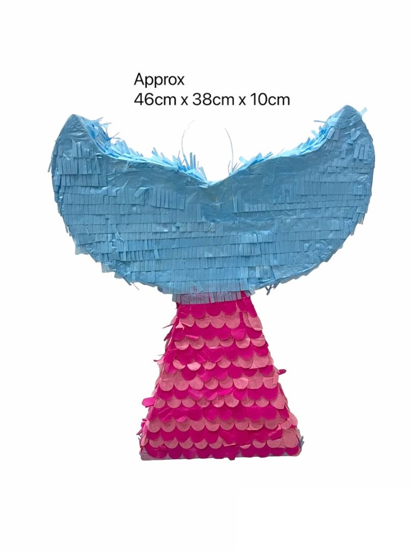 Pinata Mermaid Tail Birthday Party Helium Balloon Decoration Goodie Bag ...