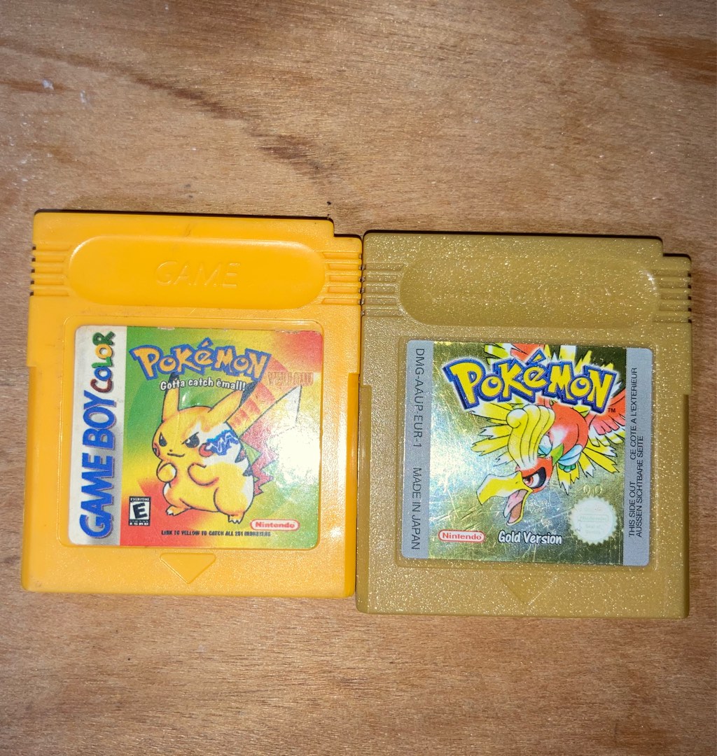 Pokemon Cartridges (Gameboy Color), Video Gaming, Video Games, Nintendo ...