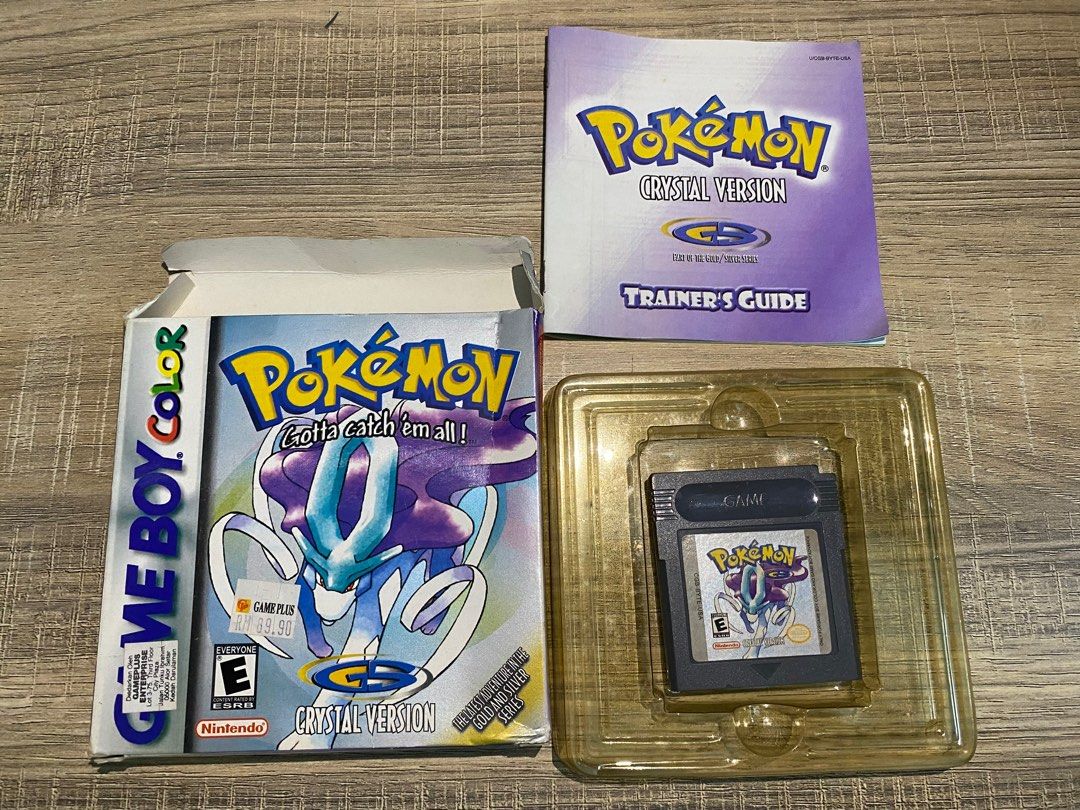 Bootleg Pokemon Crystal Gameboy Color set, Video Gaming, Video Games ...