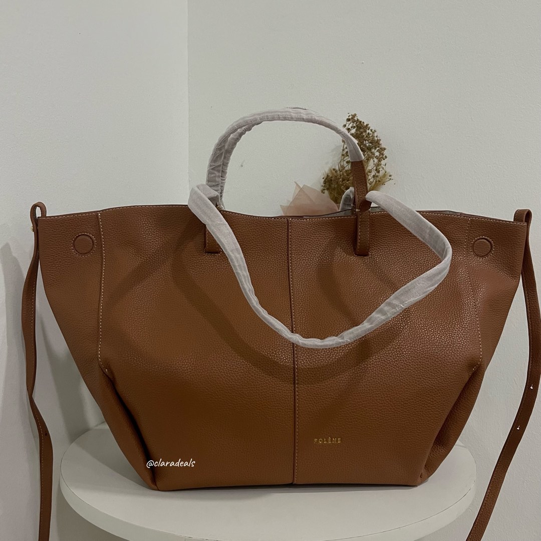 Polene Cyeme Tote Brown, Women's Fashion, Bags & Wallets, Tote Bags on ...