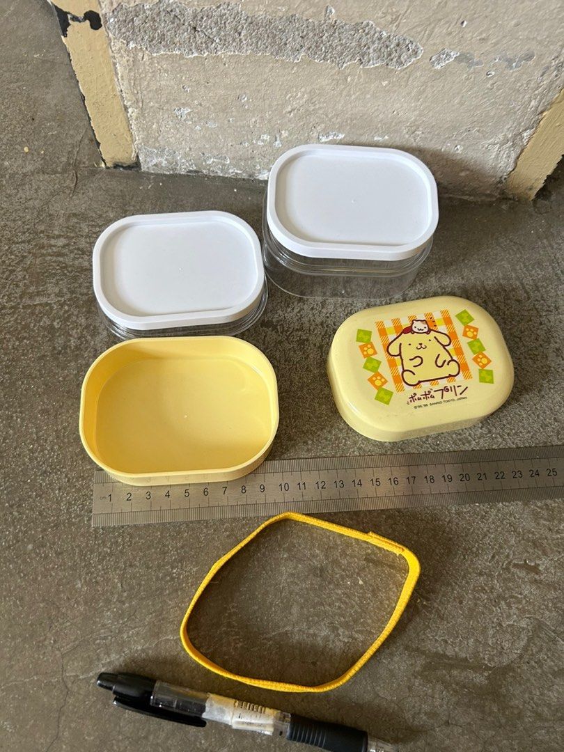 Pompompurin bento set / lunch box set, Furniture & Home Living ...
