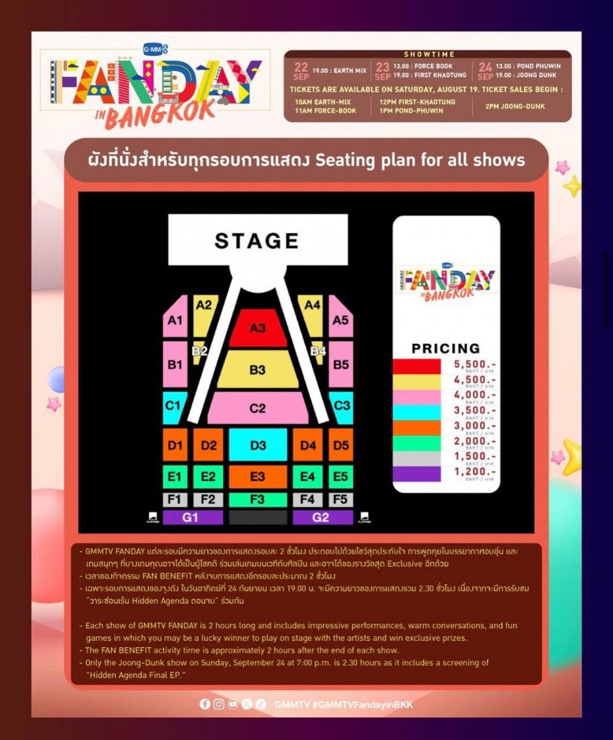 PondPhuwin Fanday BKK, Tickets & Vouchers, Event Tickets on Carousell