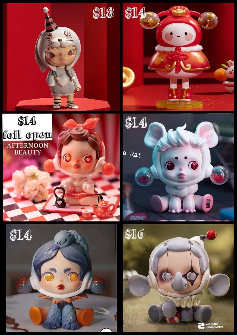 Popmart Figure Sale, Hobbies & Toys, Toys & Games on Carousell