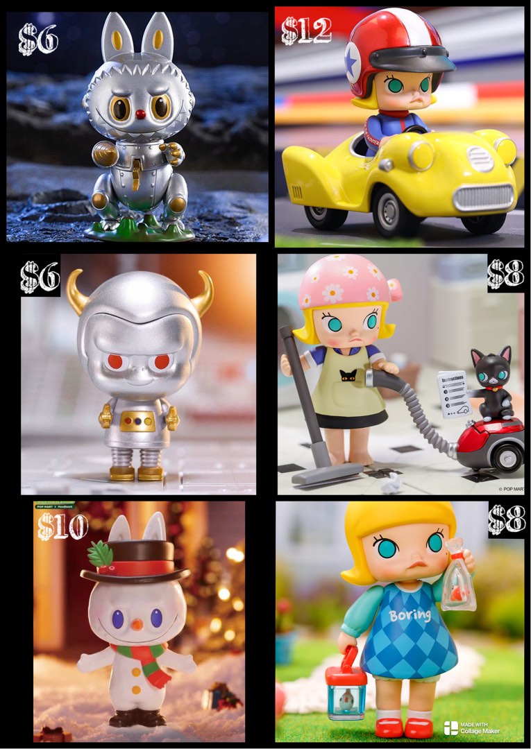 Popmart Figure Sale, Hobbies & Toys, Toys & Games on Carousell