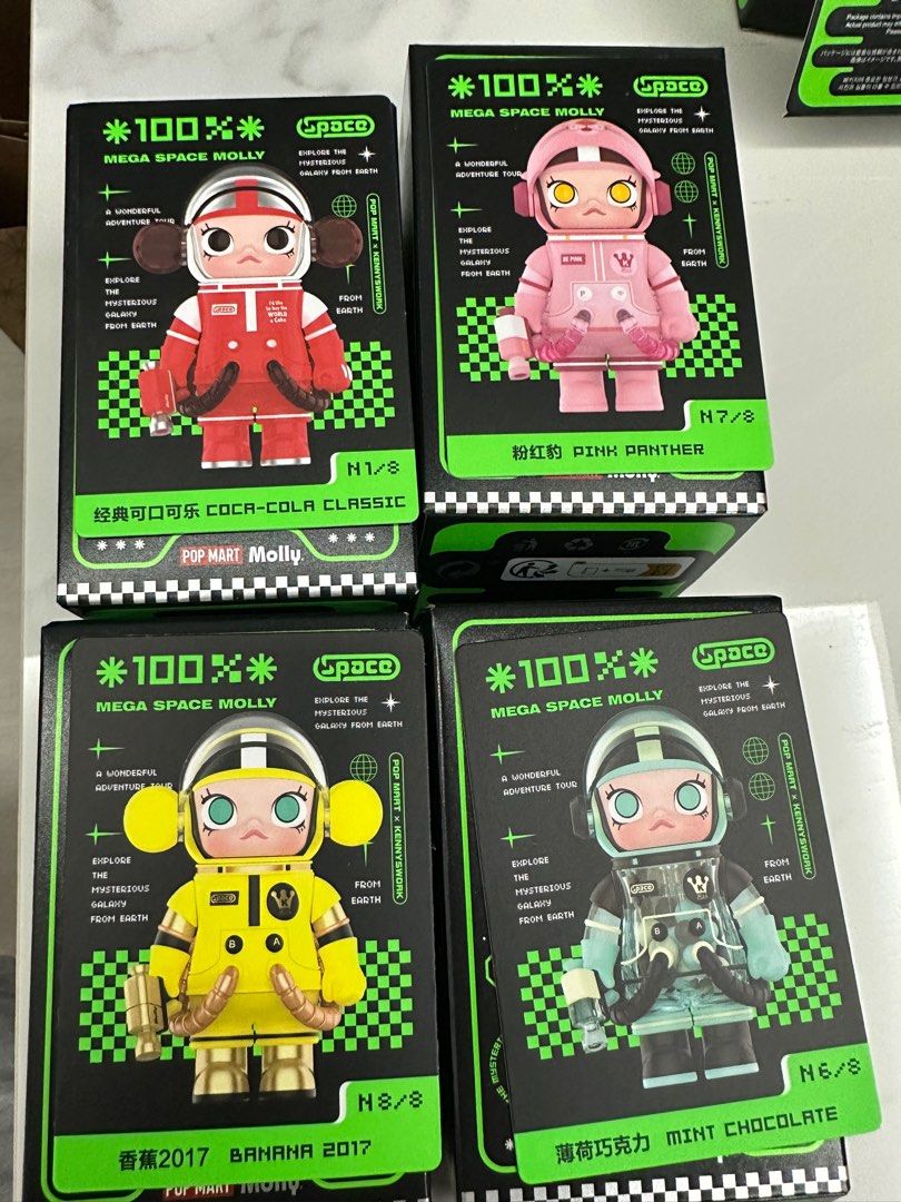 Popmart Molly Space 100% (Coke Coca Cola), Hobbies & Toys, Toys & Games ...