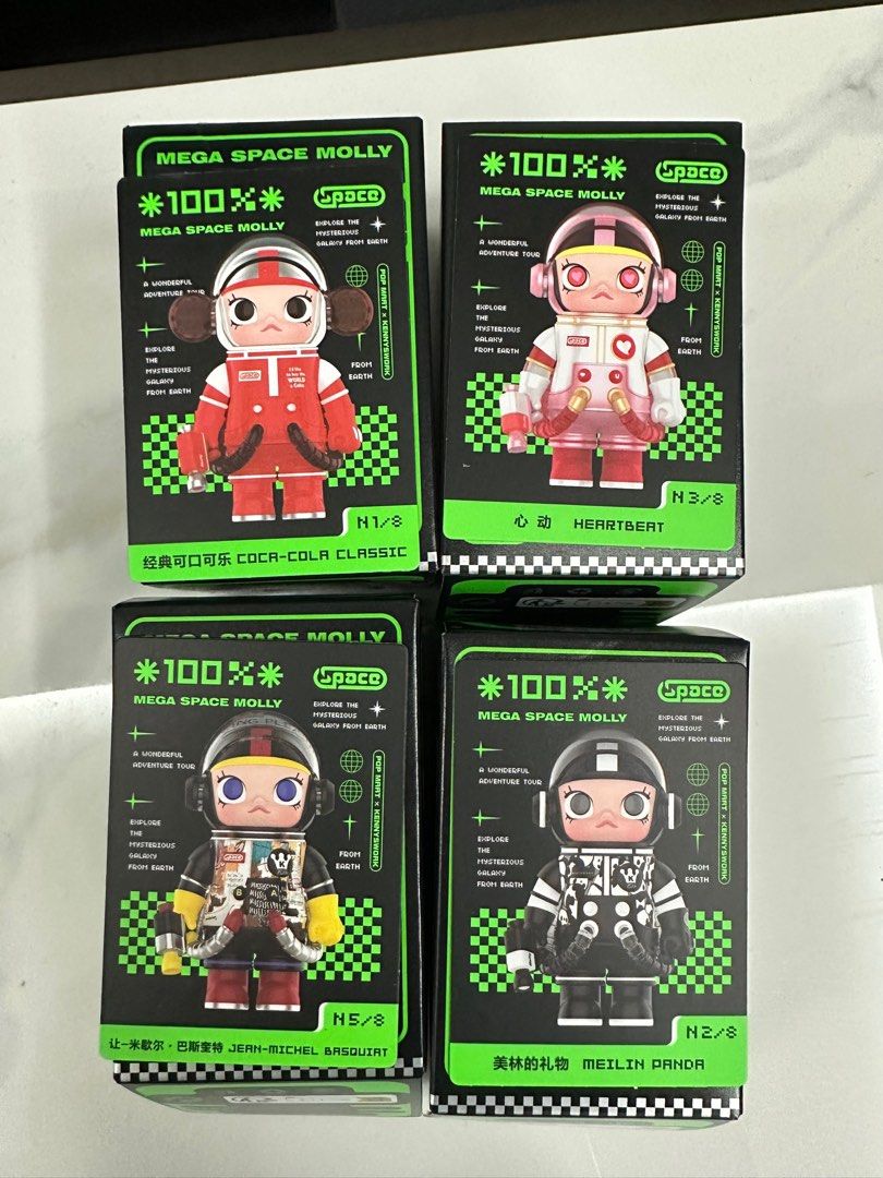 Popmart Molly Space 100% (Coke Coca Cola), Hobbies & Toys, Toys & Games ...