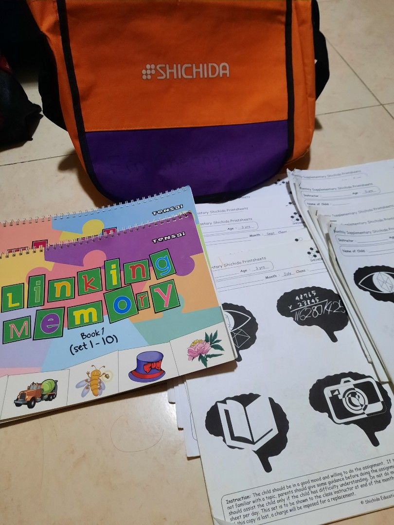 Pre nusery Shichida Right Brain training N1 N2 K1 K2, Hobbies & Toys ...