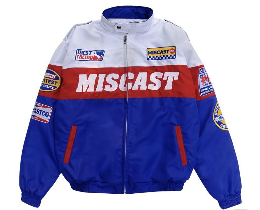 [Preorder] Unisex Nascar Racing Vintage Zipper Speed Jacket, Men's ...