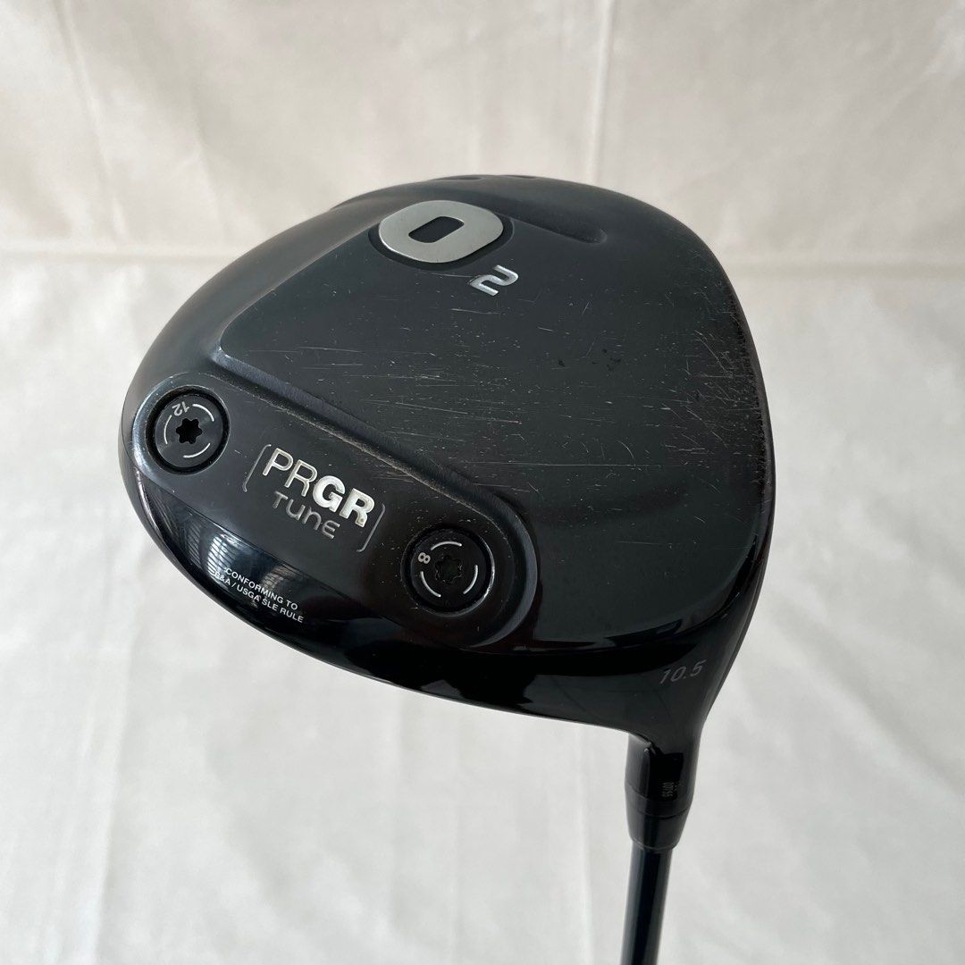 PRGR Tune 02 Japan Golf Driver 10.5* Flex-R Shaft True Temper EI-70, Sports Equipment, Sports ...