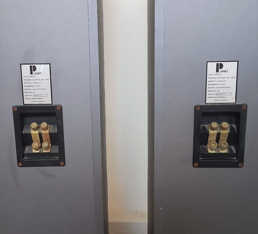 Professional Planet Audio Speaker System, 300 Watts Each, Earth Model ...