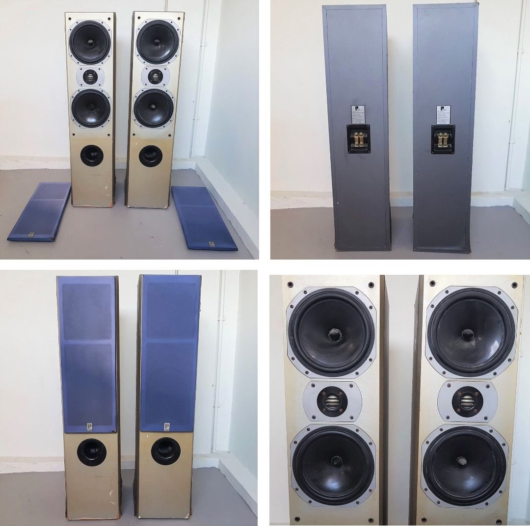 Professional Planet Audio Speaker System, 300 Watts Each, Earth Model ...