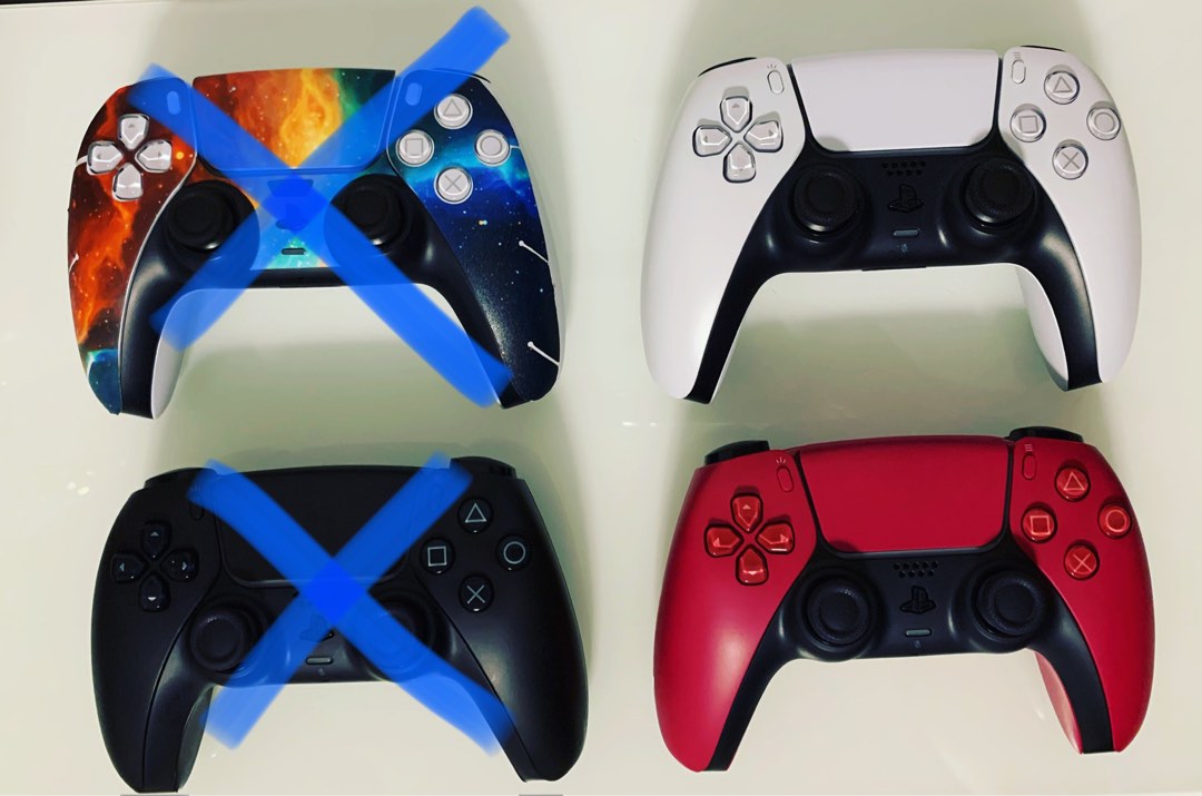 PS5 DualSense Controllers (Cosmic Red / White), Video Gaming, Gaming ...