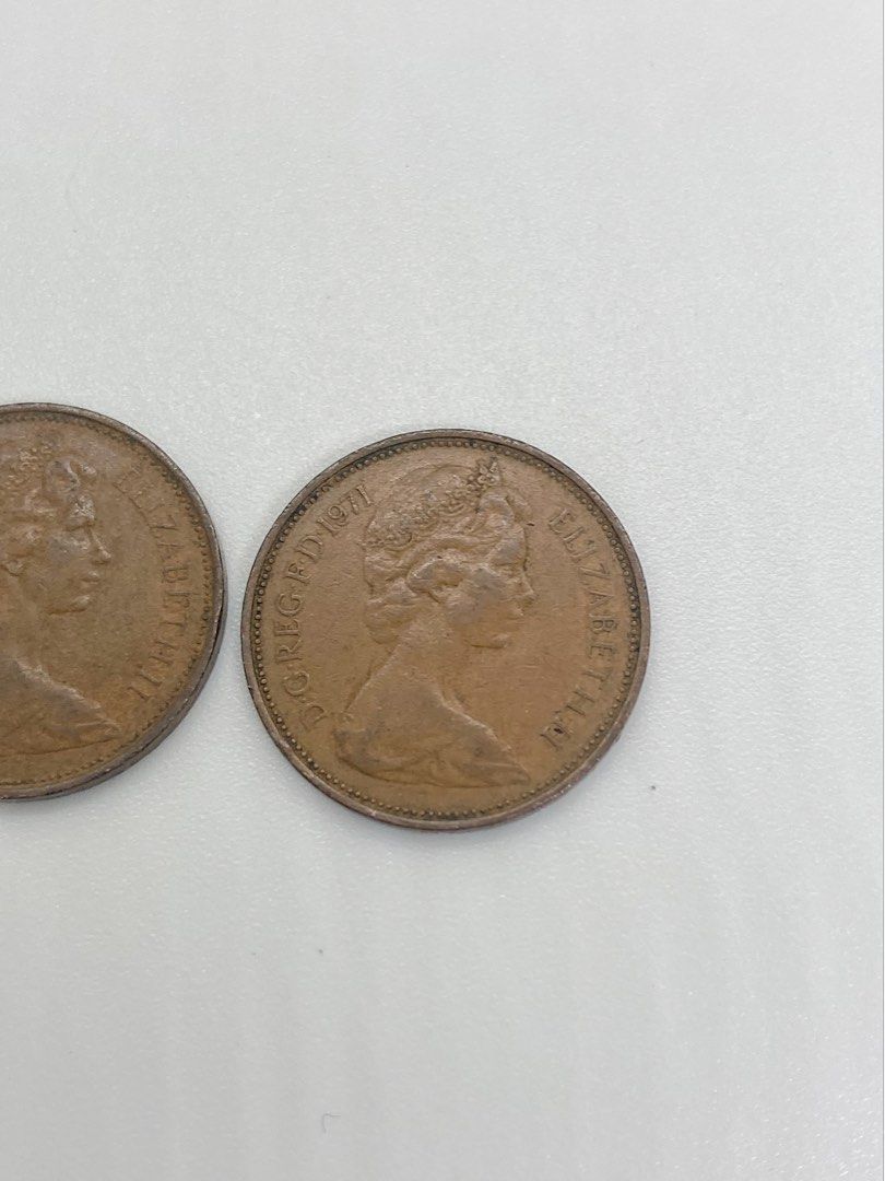 Rare 2P New Pence Coin 1971 Two Pence Pre 1983 Elizabeth II on Carousell