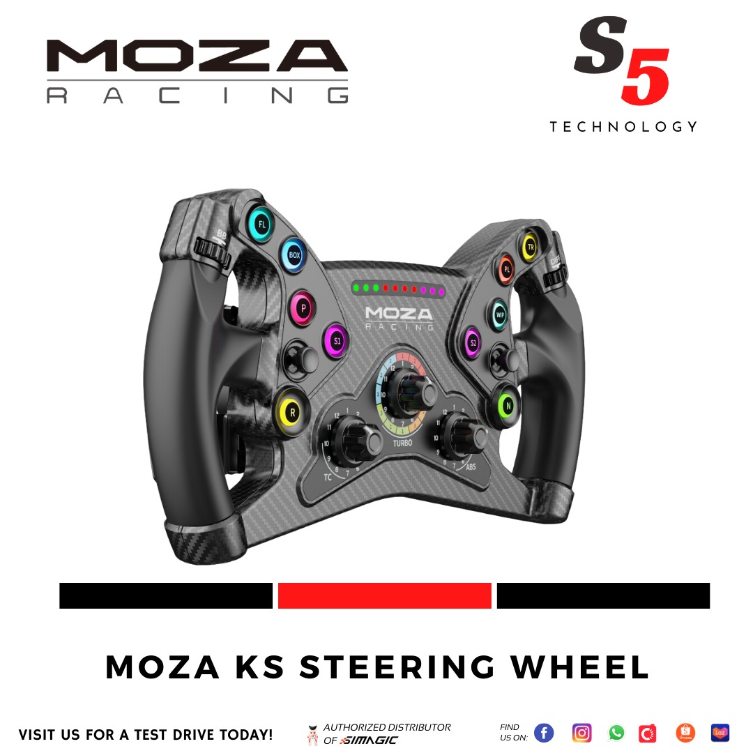 READY STOCK - Moza KS Steering Wheel / simracing / sim racing / eracing ...