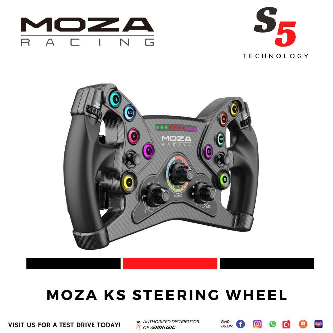 READY STOCK - Moza KS Steering Wheel / simracing / sim racing / eracing ...