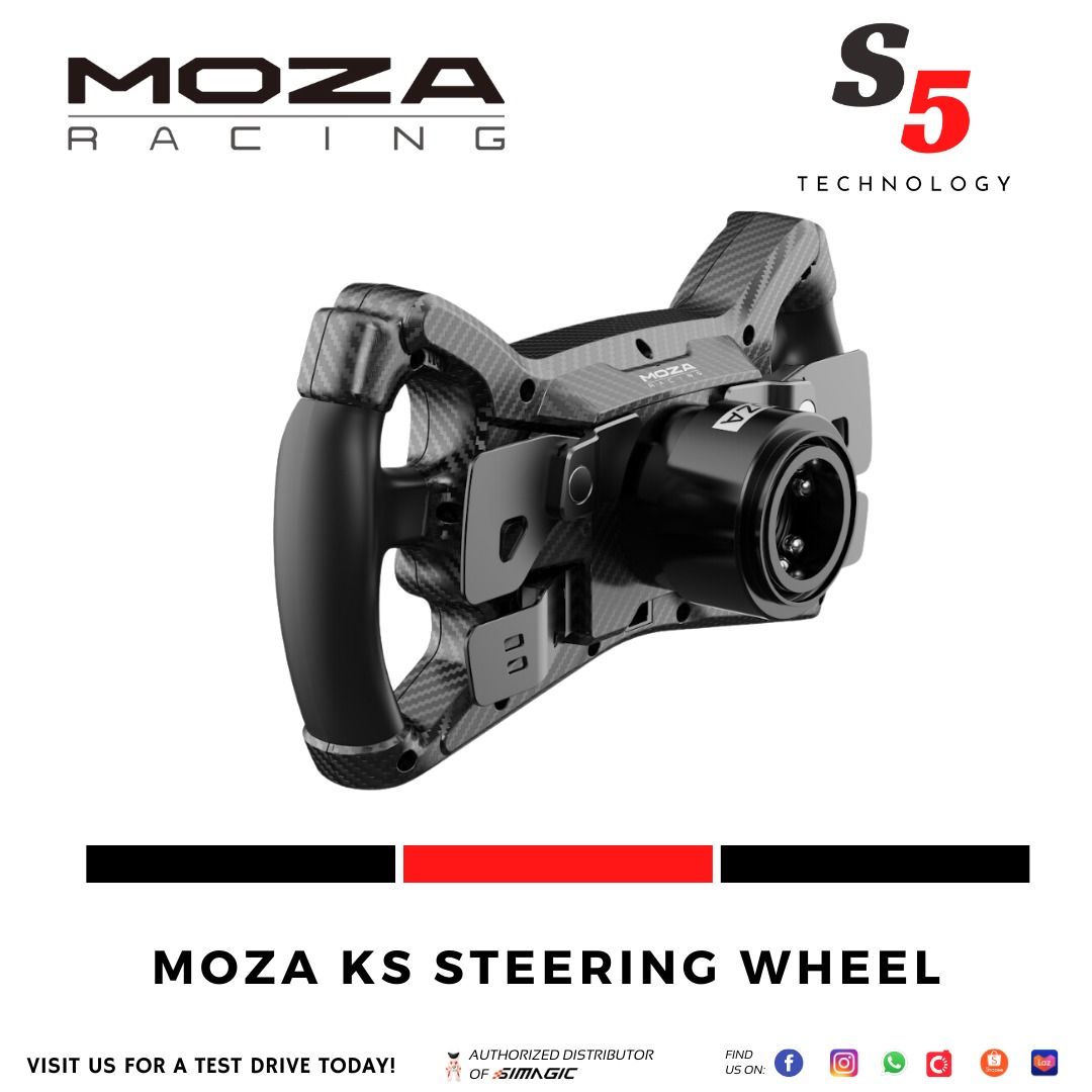READY STOCK - Moza KS Steering Wheel / simracing / sim racing / eracing ...