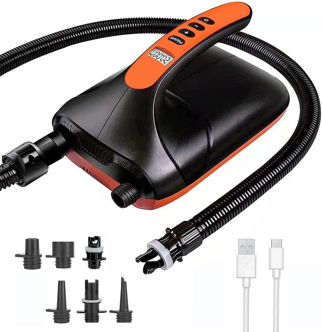Rechargeable Sup Pump,20psi Sup Pump Electric for Inflatables and ...
