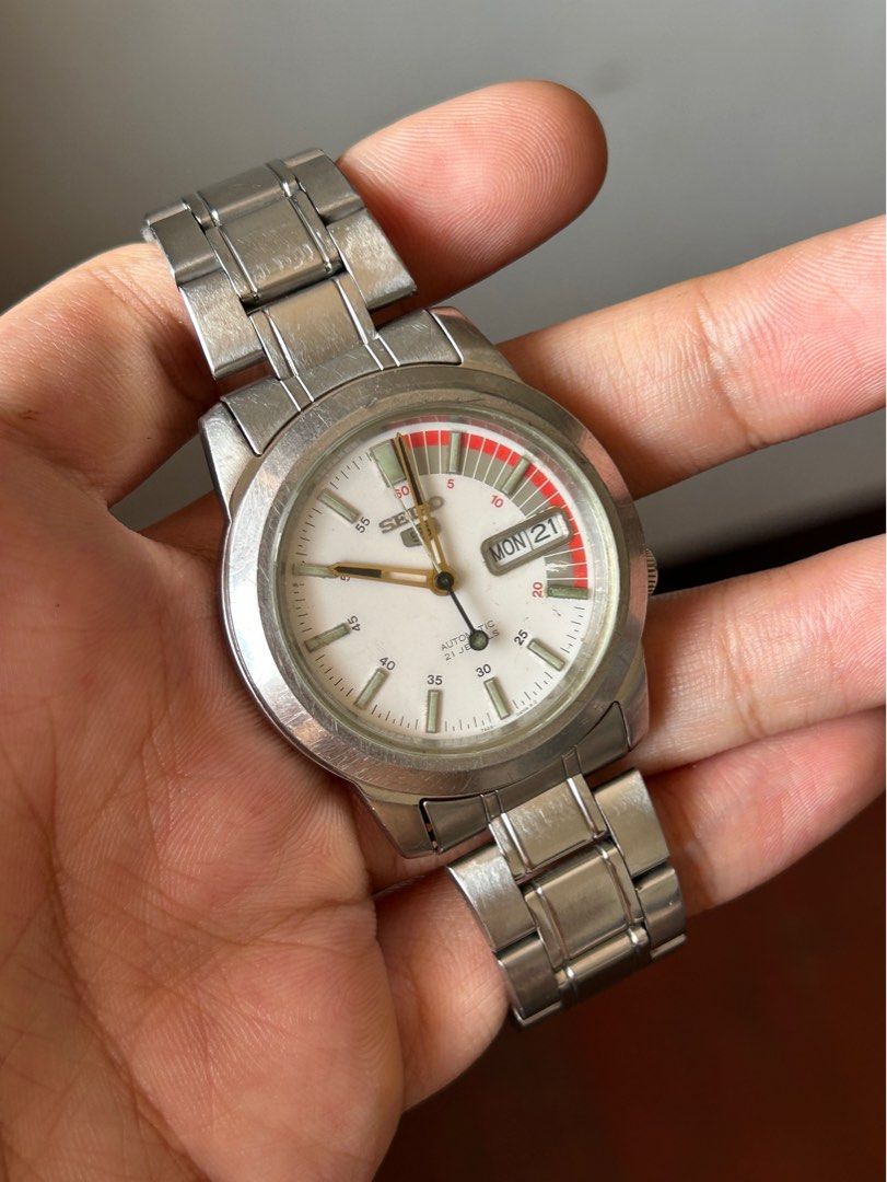 REDUCED PRICE Vintage Seiko 5 Racer SNKK25 21 Jewels Automatic Watch on ...