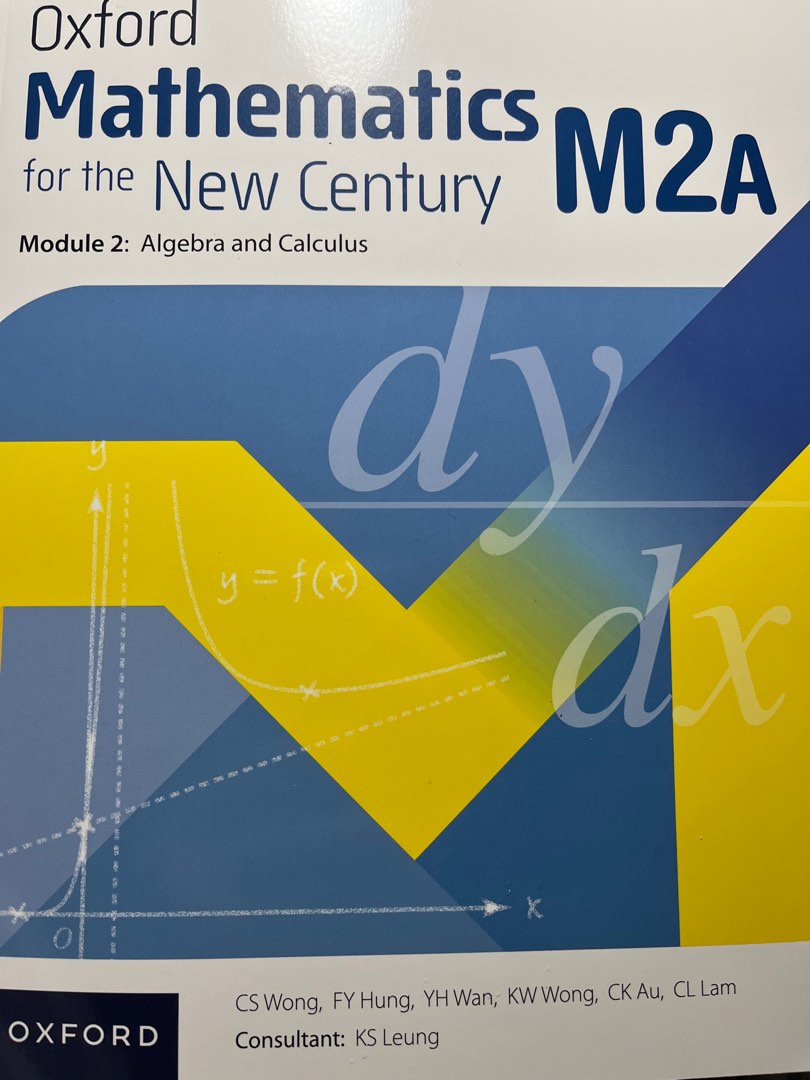 全新S4 Oxford Mathematics for the New Century M2A, 興趣及遊戲, 書本 & 文具, 教科書 ...