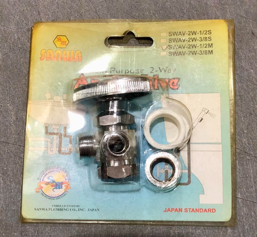 SANWA MULTI-PURPOSE 2-WAY ANGLE VALVE SWAV-2W-1/2M on Carousell
