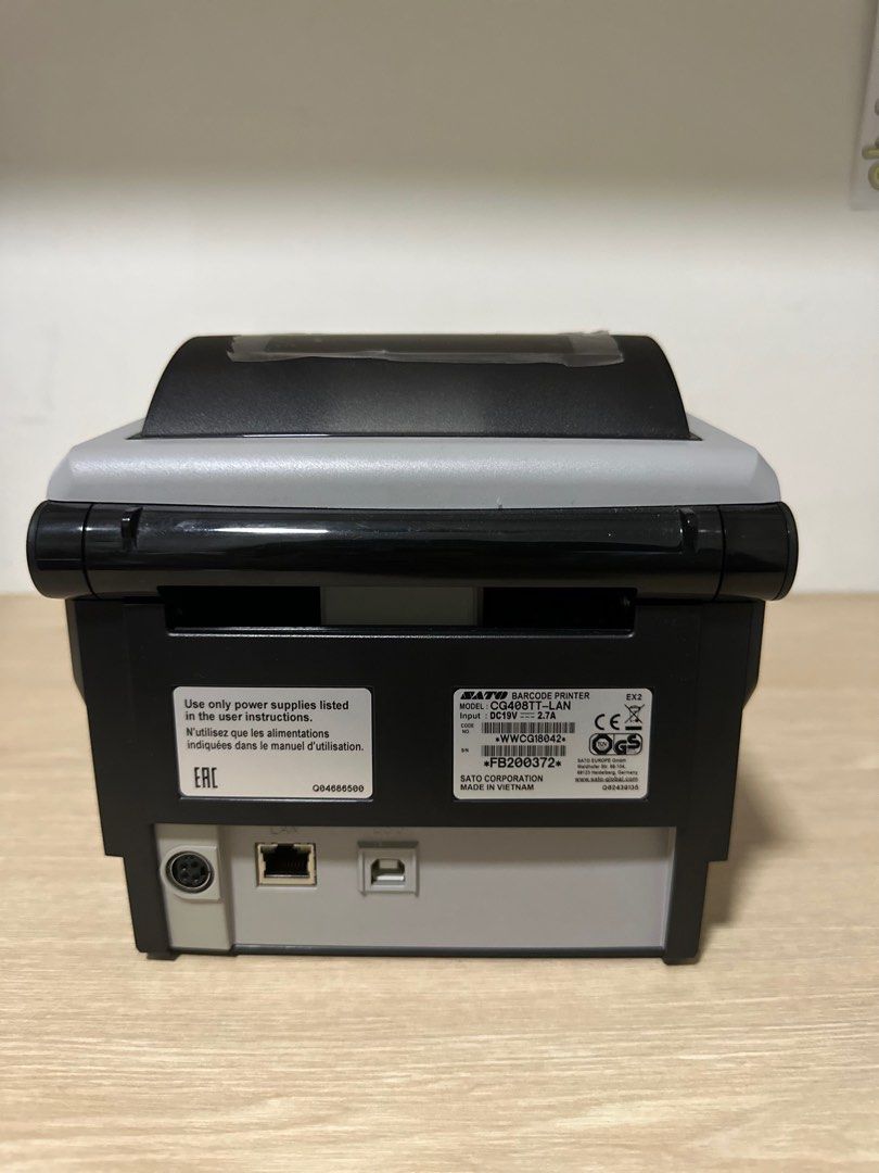 SATO Barcode Printer & Opticon Laser Barcode Scanner (FREE adapter ...