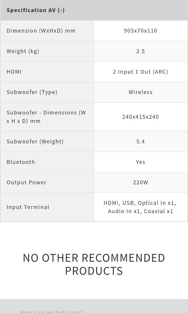 Sharp Soundbar HT-SBW 460, Audio, Soundbars, Speakers & Amplifiers on Carousell