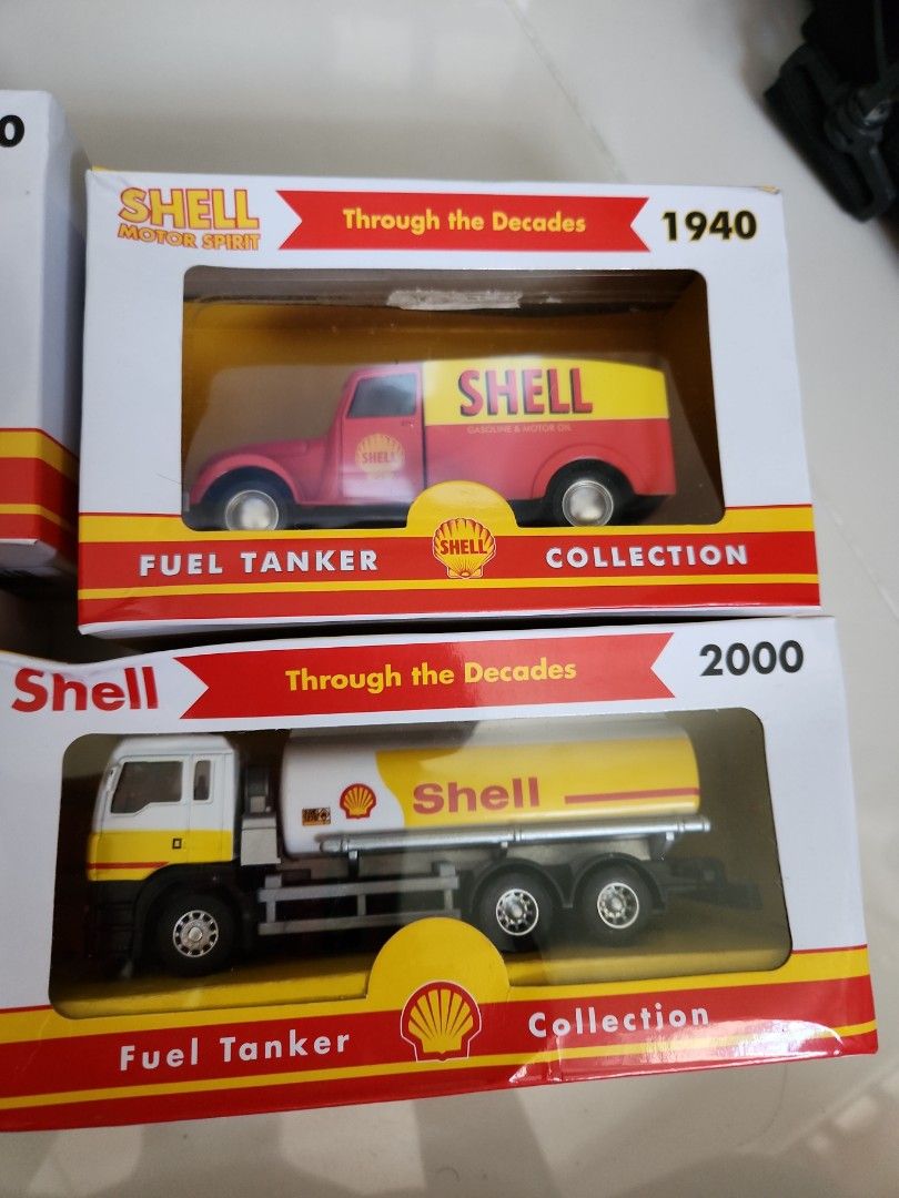 Shell Motor Spirit Fuel Tanker Collection (1930, 1940 1950 & 2000 ...