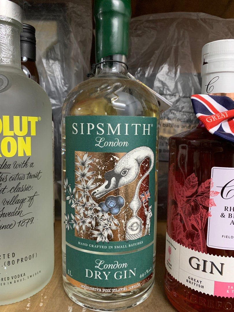 Sipsmith London Dry Gin 1L, Food & Drinks, Alcoholic Beverages on Carousell