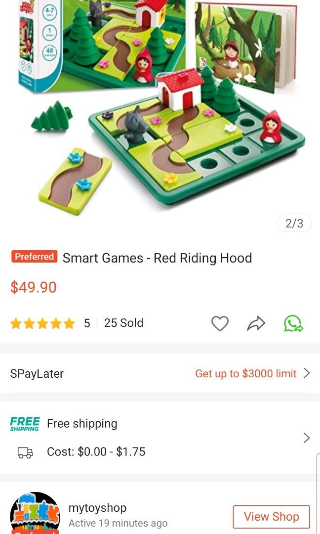 Smart IQ Games - Little Red Riding Hood Puzzle Toys, Hobbies & Toys ...