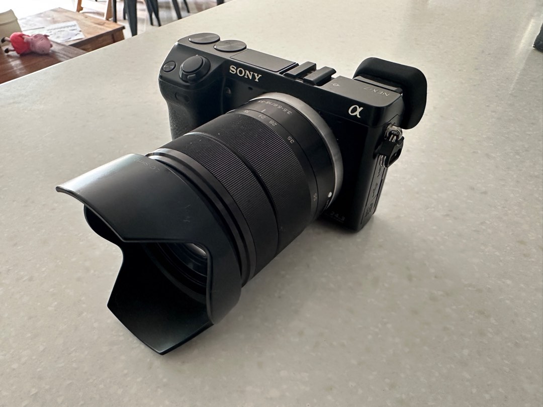 Sony Nex 7 Body + Lens, Photography, Cameras on Carousell