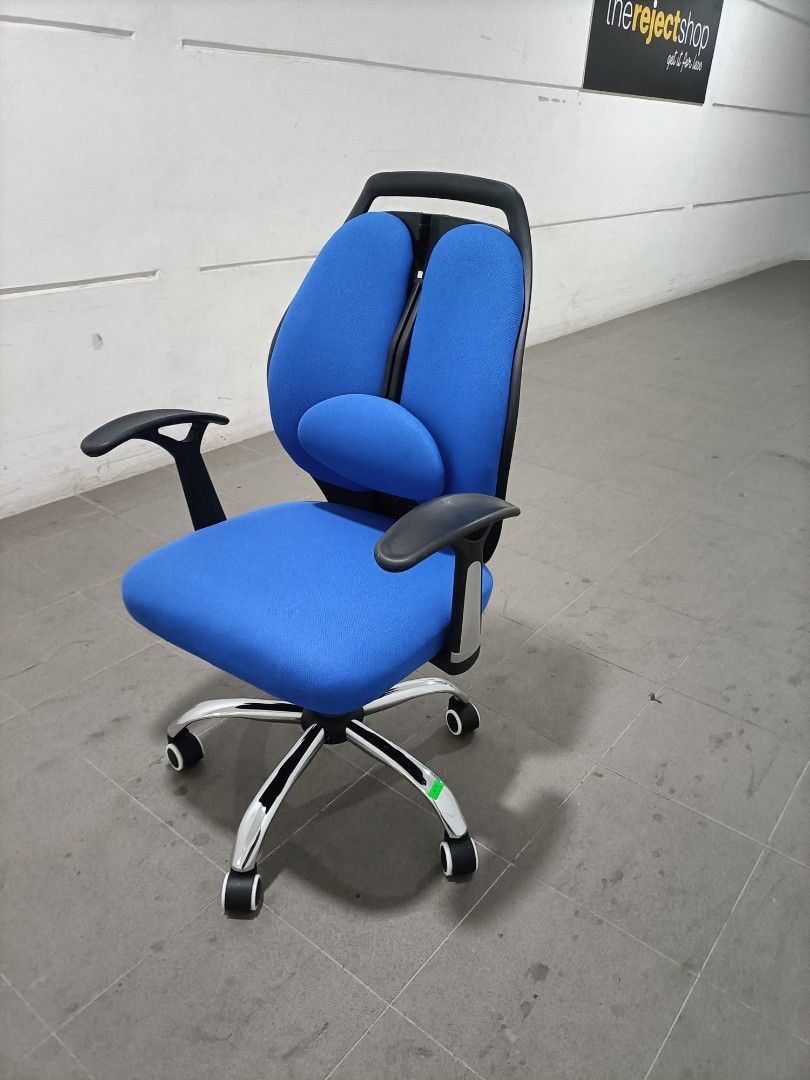 SPAWN II Dynaspine Office Chair in BLUE, Furniture & Home Living ...