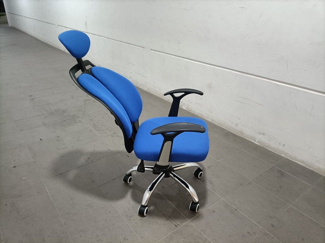 SPAWN II Dynaspine Office Chair in BLUE, Furniture & Home Living ...